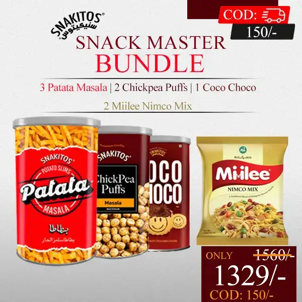 Snack Master Bundle - Namkeen Nimcos Snacks By Fmfoods nimko corner