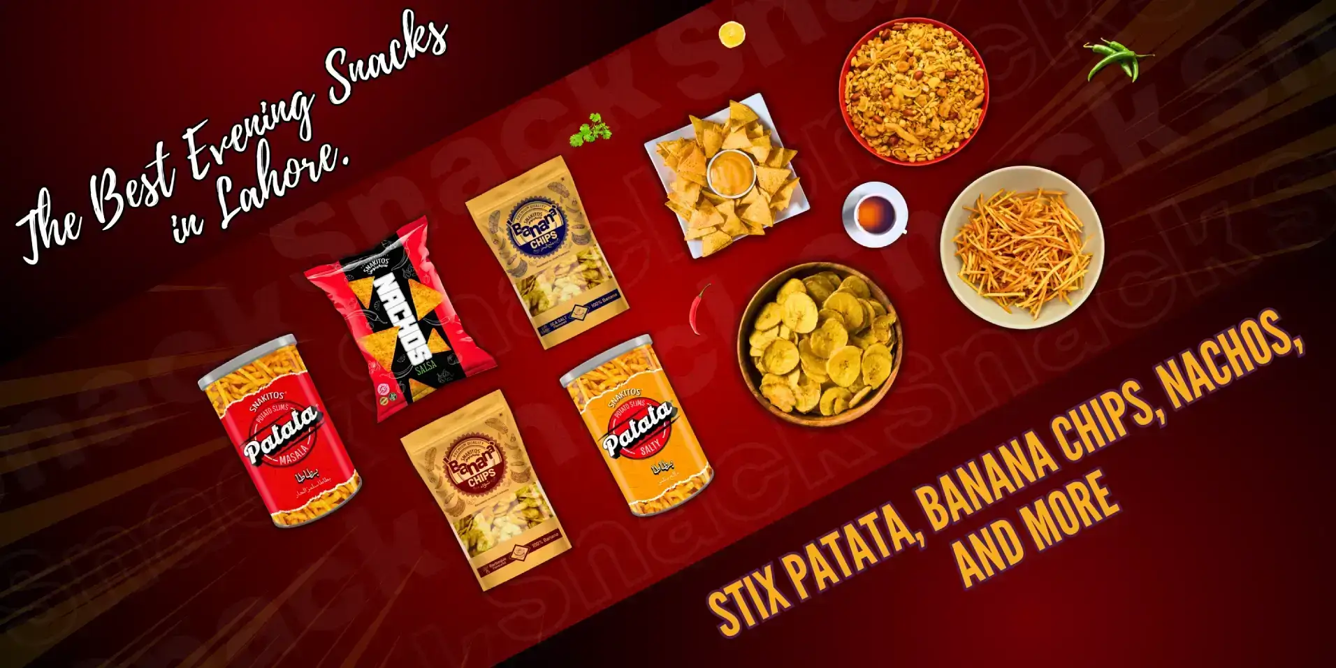 The Best Evening Snacks in Lahore: Stix Patata, Banana Chips, Nachos & More